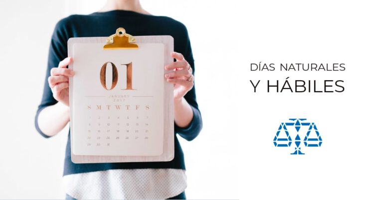 Días naturales y hábiles - Consultorio Jurídico
